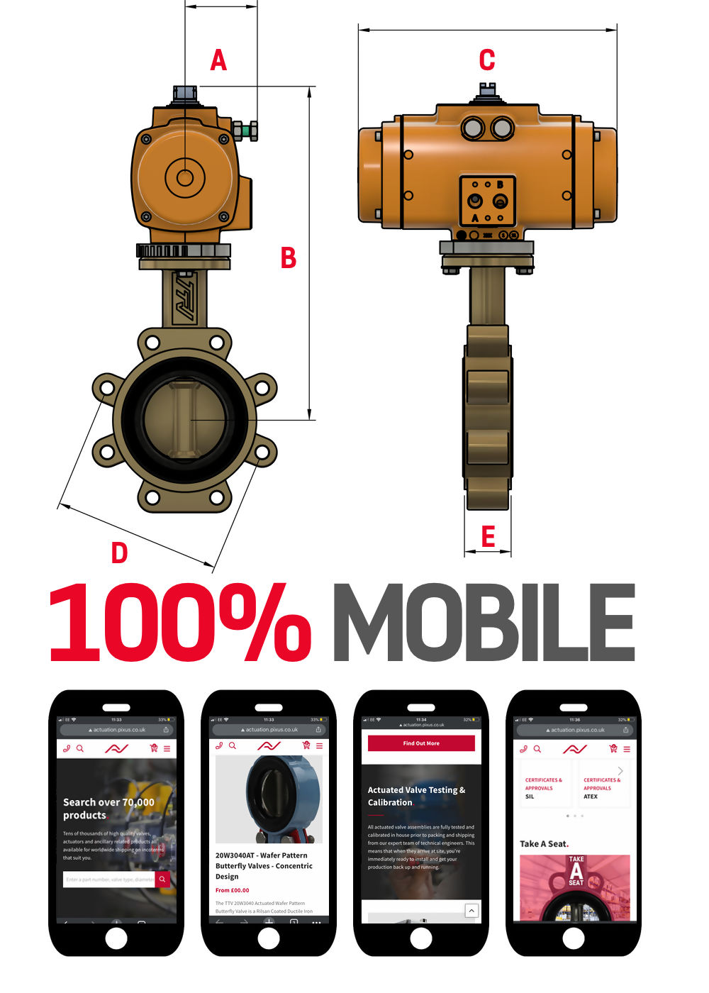 Pneumatic Elomatic 80LM580EL