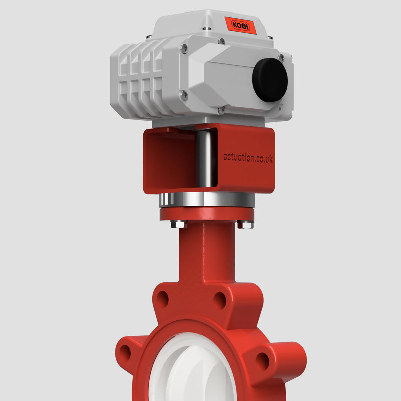 PTFE Lined Lugged Ductile Iron Valves