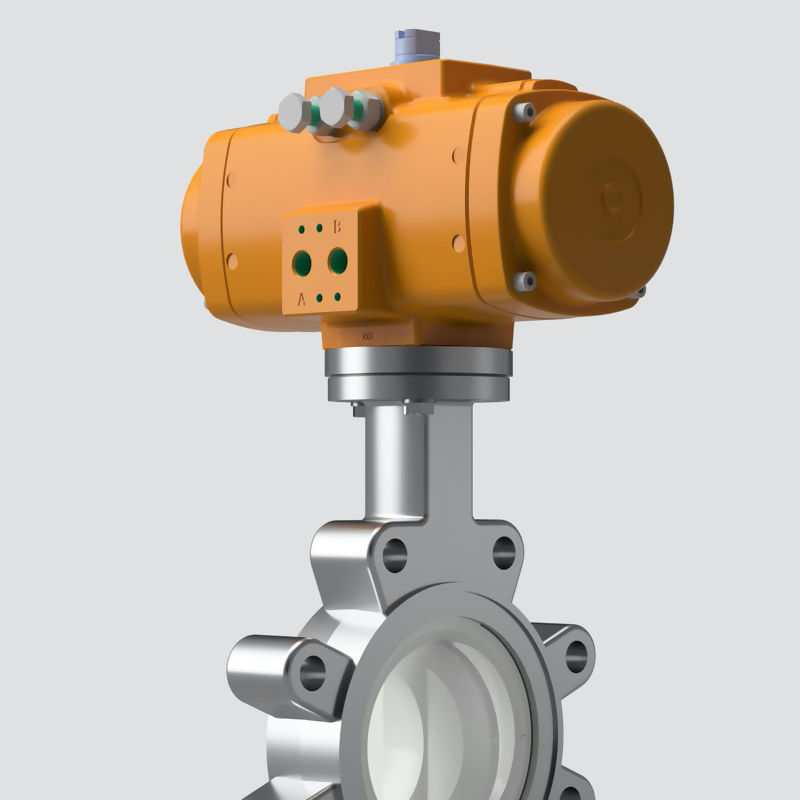 PTFE Lined Lugged Stainless Steel Valves