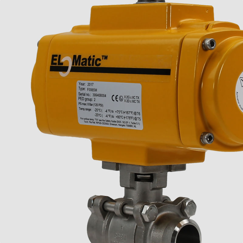 Elomatic Actuator Actuated Valves