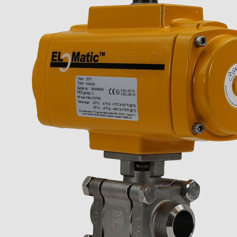 Elomatic Actuator Actuated Valves