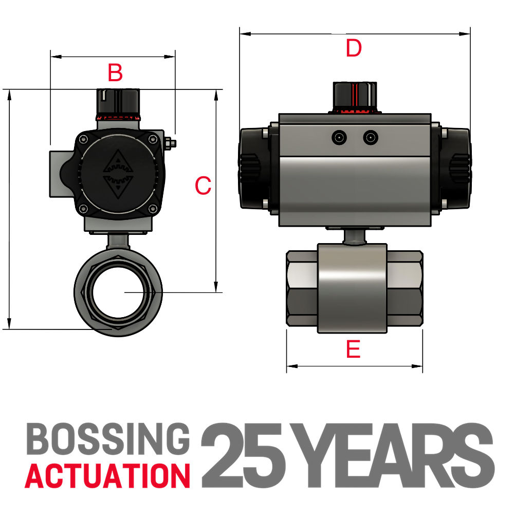 2 Piece Premium Ball Valves
