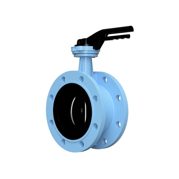 20H3040V0LODN0100PN16 TTV Butterfly Valves PN16 Double Flanged Ductile ...