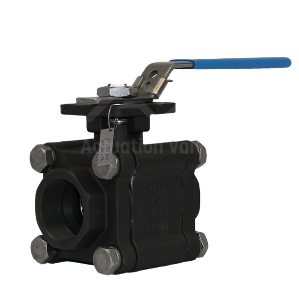 3PCE FB CS A216 WCB Heavy Duty Ball Valve Lever Operated ATEX Approved