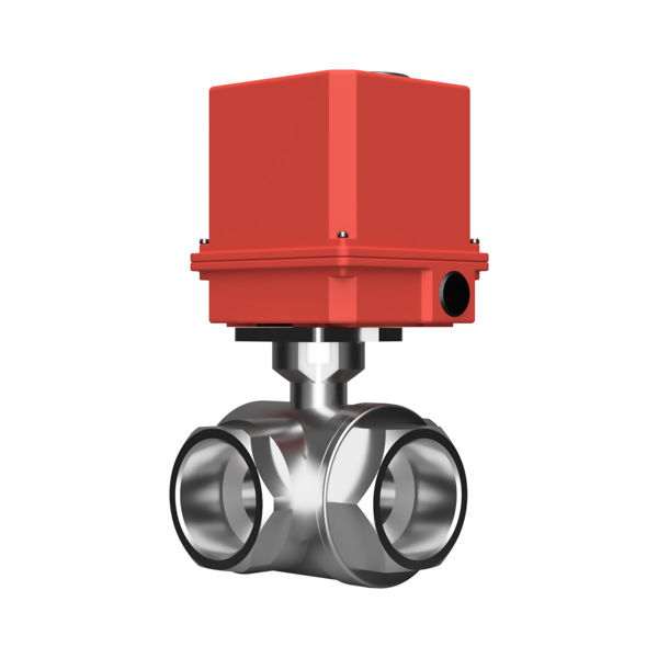 AV-L5100BSPDN0008AV24VDC Actuated Ball Valves Screwed BSP Reduced Bore ...