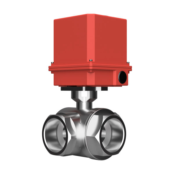 AV-L5300BSPDN0010AV24VDC Actuated Ball Valves Screwed BSP Full Bore 3 ...