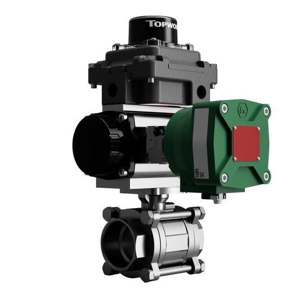 AV-L3000BSPDN0010AC75SR Actreg Actuated Ball Valves 230VAC ...