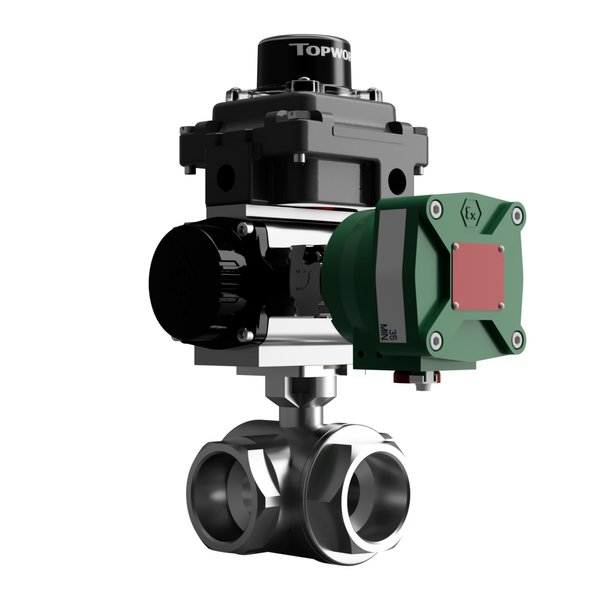 AV-L5400BSPDN0025AC65DA Actreg Actuated Ball Valves 110VAC ...