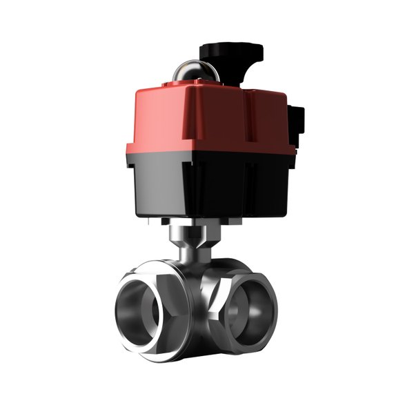 AV-L5400BSP3W015JJ240VAC 3-Way Motorised Ball Valves Screwed BSP Full ...