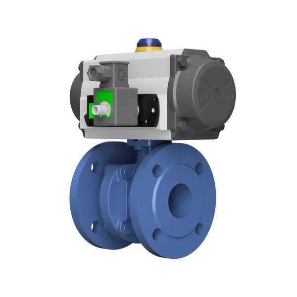 AV-L5557DN0065AT010DA Air Torque Actuated Ball Valves Flanged Table E ...
