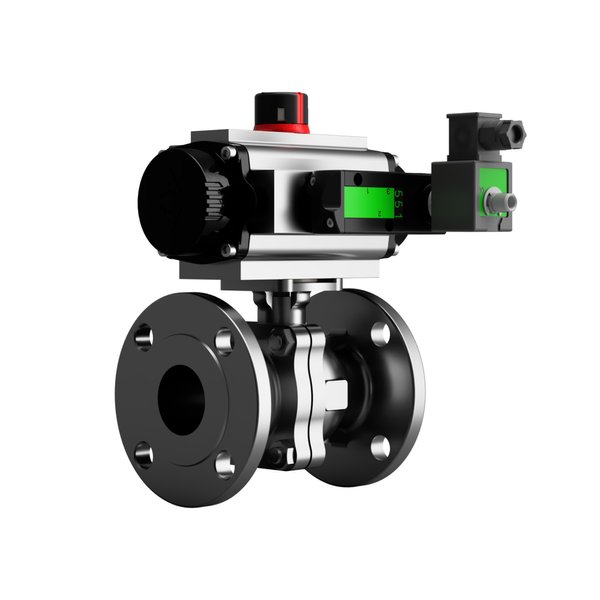 AV-L6100150DN0040AC10DA Actreg Actuated Ball Valves Flanged ANSI 150 ...