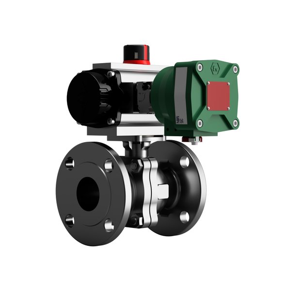 AV-L6100150DN0032AC75DA Actreg Actuated Ball Valves Flanged ANSI 150 2 ...
