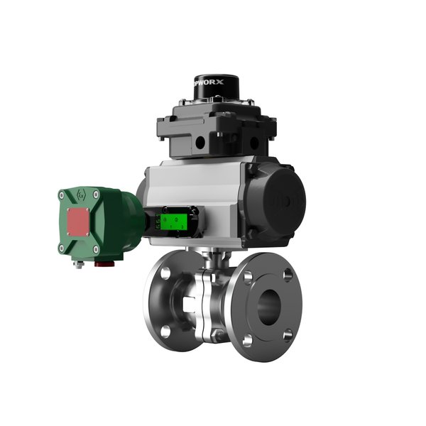 AV-L6100150DN0020AT055SR Air Torque Actuated Ball Valves 24VDC ...