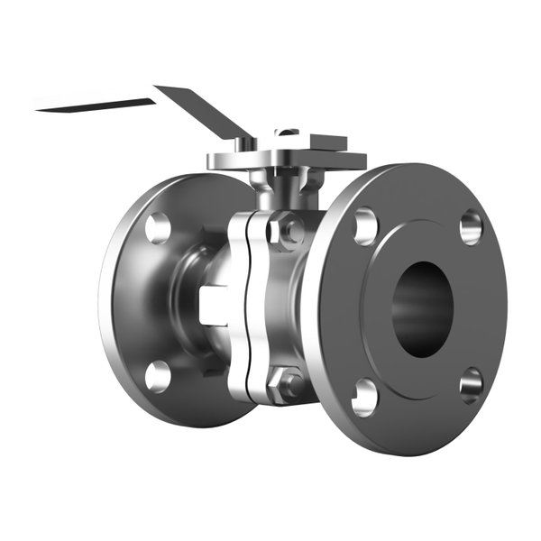 AV-L6N00P40DN0025 Flanged 2 PCE Full Bore Stainless Steel A351 CF8M ...