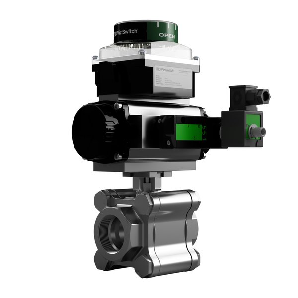 AV-L8000FSNDN0015AC21DA Actreg Actuated Ball Valves 110VAC SCG551A001MS ...
