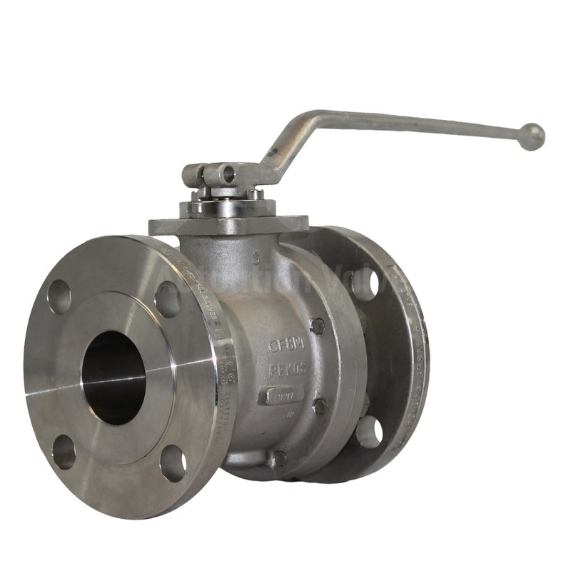 Flanged ANSI 150RF Rated FB SS Pekos Ball Valves Anti Blowout Stem SIL